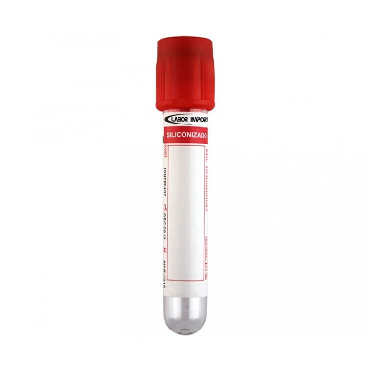 TUBO SILICONIZADO 4ML POLY PLAST LABOR IMPORT - Maconequi