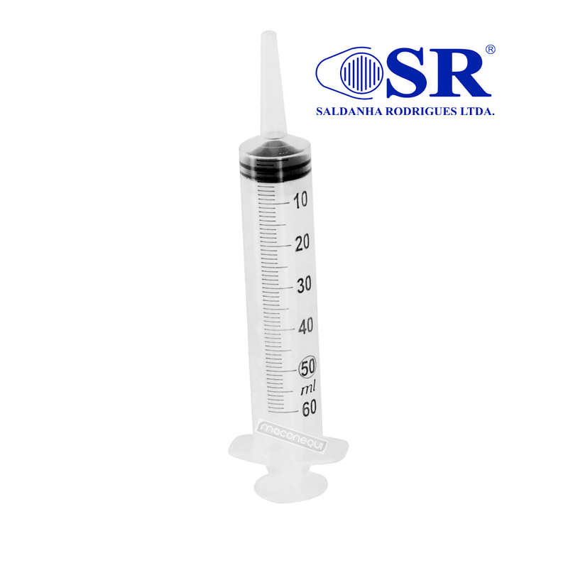 Seringa 60 ml Bico Cateter SR - Maconequi