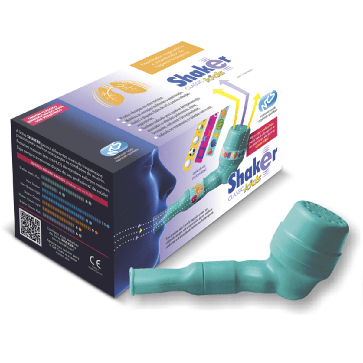 Shaker Classic Kids para Fisioterapia Respiratória NCS - Maconequi