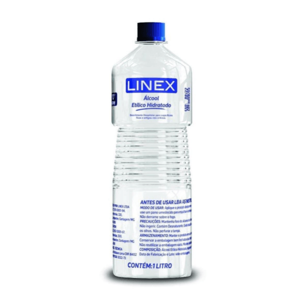Álcool 70% Superfícies Fixas 1L Linex - Maconequi